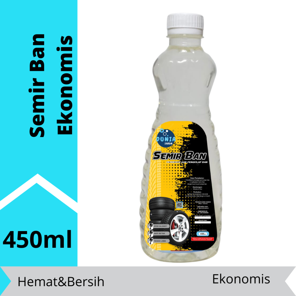 Jual SEMIR BAN EKONOMIS KEMASAN BOTOL 450 ML | Shopee Indonesia