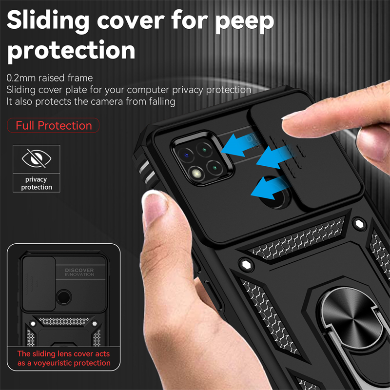 Jual Xiaomi Redmi 10A - 9C Case Softcase SLIDE ARMOR CAMERA PROTECTION ...