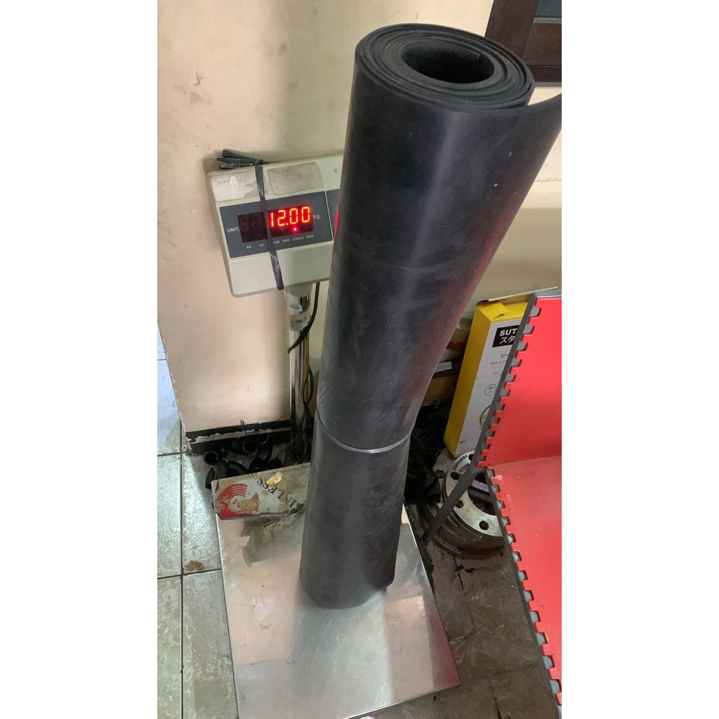 Jual Packing Karet Lembaran ( 1 meter ) x ( tebal 3 mili ) rubber 3mm ...