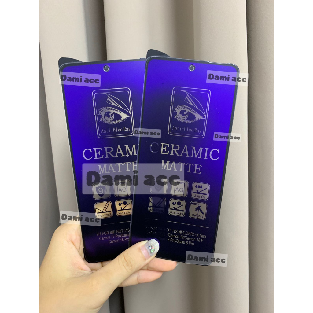 Jual blue matte ceramic tecno camon 20 pro 4g pova 5 pova 5 pro pova neo 3 tg ceramic matte anti ...