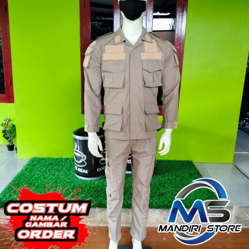 Jual seragam bpbd cream/baju pdl tactical/lapangan/model terbaru ...