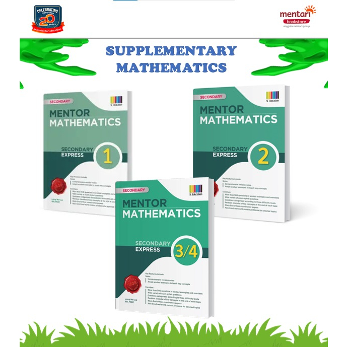 Jual Mentor Maths Secondary Express Book | Buku Latihan Matematika SMP ...