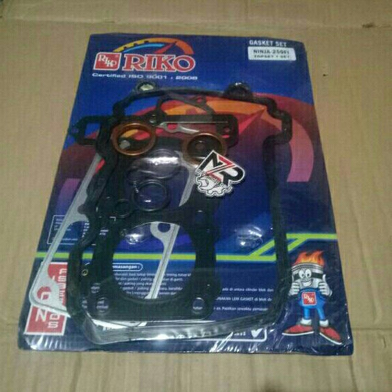 Jual PAKING TOPSET NINJA 250 FI //GASKET TOP SET KARET CYLINDER HEAD BORING KAWASAKI NINJA 250 ...