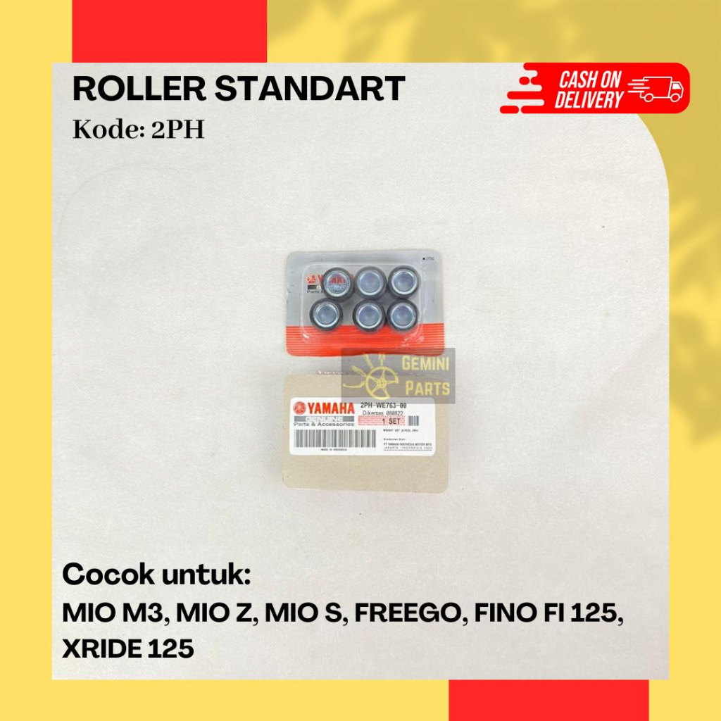 Jual ROLLER SET ONLY YAMAHA ORIGINAL MIO M3 MIO Z MIO S FREEGO FINO FI ...