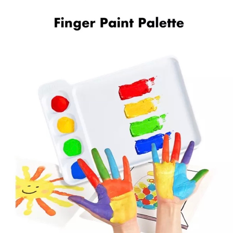 Jual Mideer Finger Paint Palette Palet Melukis Menggambar Art Set ...