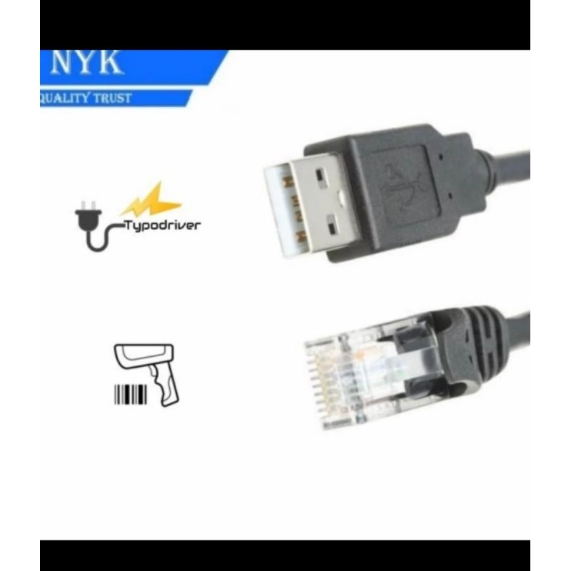 Jual USB to RJ45 Cable Kabel Console Konsol Barcode NYK kabel usb to ...