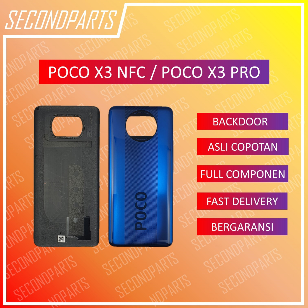 Jual CASING BACKDOOR BACK DOOR COVER TUTUP BELAKANG POCO X3 NFC / X3 ...
