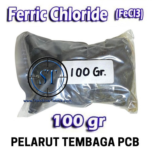 Jual Pelarut PCB Etching Feriklorit Feri klorit Isi 100gr Besi Feri ...