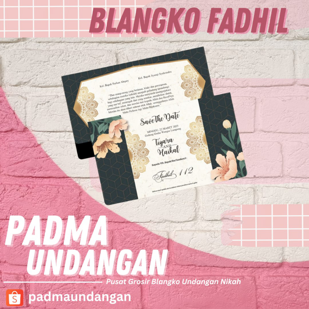 Jual Blangko Undangan Fadhil 111 | Pusat Grosir Blangko | Padma ...