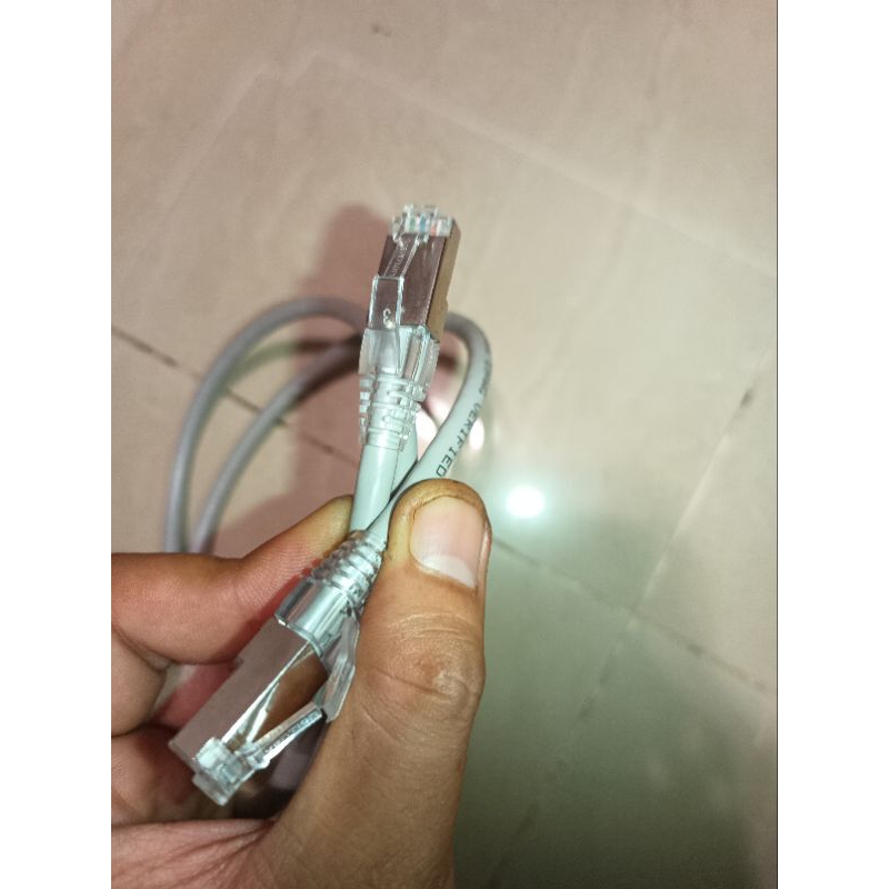 Jual Varro Kabel Lan Cat6 UTP 1 Meter Siap Pakai baik untuk HTB ke ...