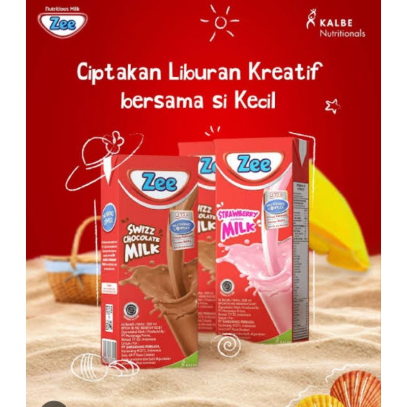 Jual ZEE SUSU UHT 185ml | Shopee Indonesia
