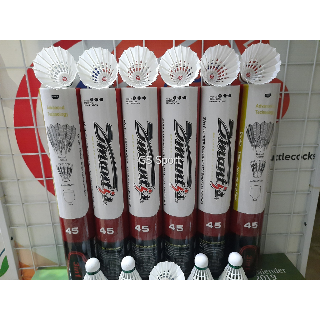 Jual SHUTTLECOCK DMANTIS 3IN1 D45 | Shopee Indonesia