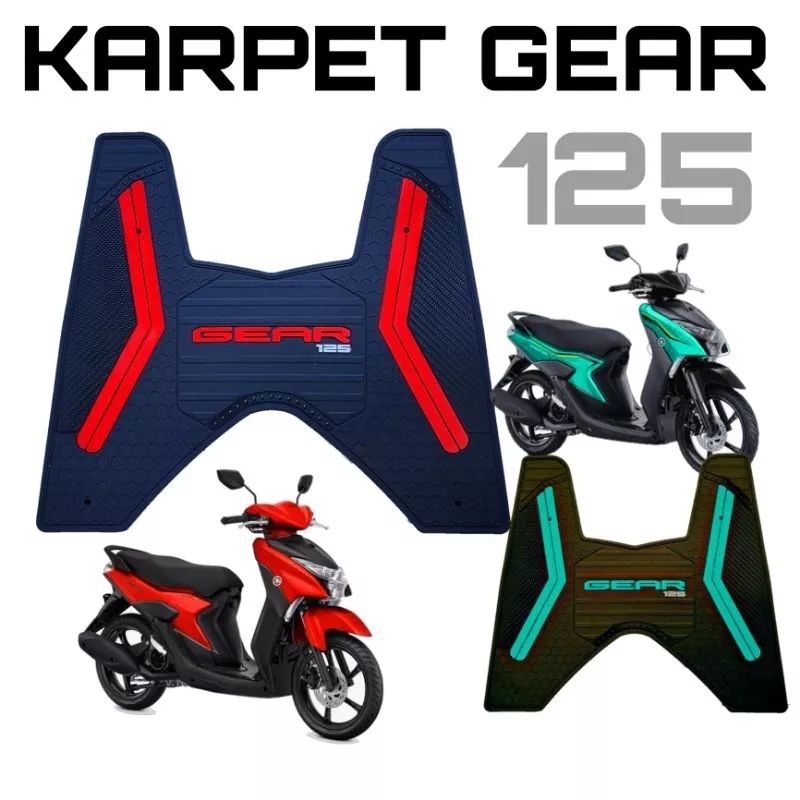 Jual Karpet Motor Yamaha Mio Gear 125 Bahan Karet Tidak Licin Aksesoris ...