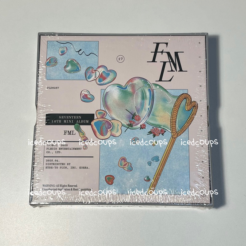 Jual (sealed) album fml carat ver seventeen / carver svt f*ck my life ...