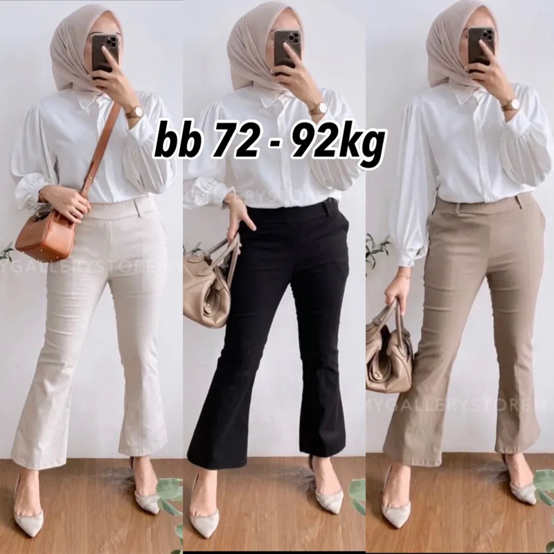 Jual Celana Cutbray Katun Strecth Super Jumbo 72 -92kg | Shopee Indonesia