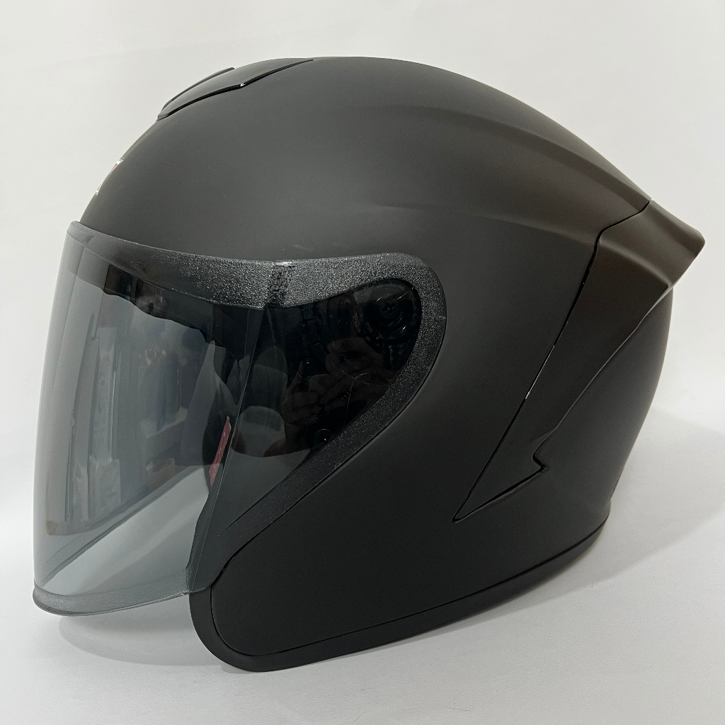 Jual Helm CRX AK-1 Hitam Doff - Polos Solid - Helem Helmet Dewasa SNI (bukan Kairoz NFJ Sonic SV ...
