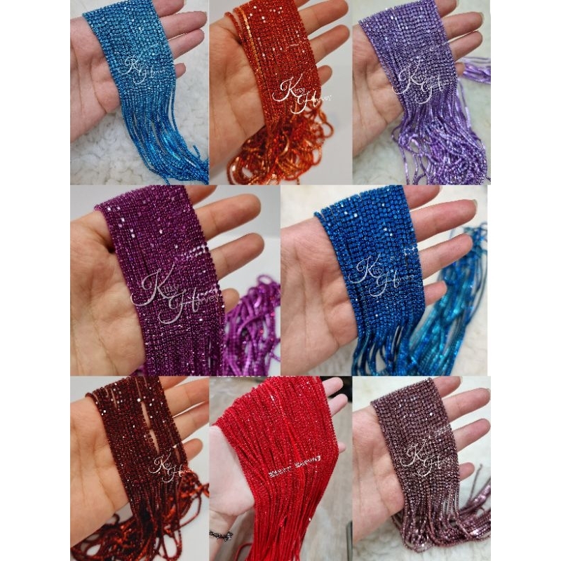 Jual Diamond string ss6 warna premium | Shopee Indonesia