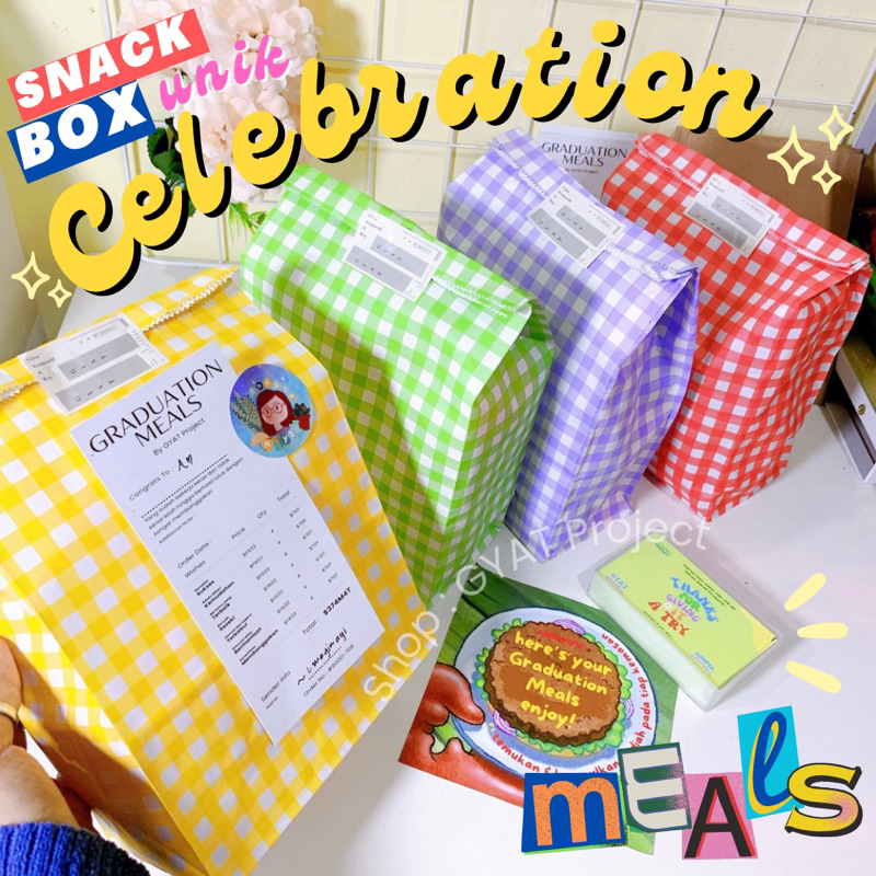 Jual CELEBRATION MEALS Tema Patrick - Snack Box 6 Warna by GYAT Project ...