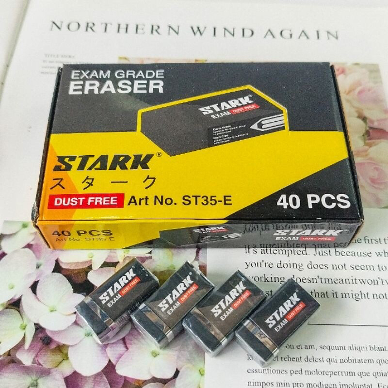 Jual 40pcs Penghapus Pensil Stark ST35-E | Shopee Indonesia