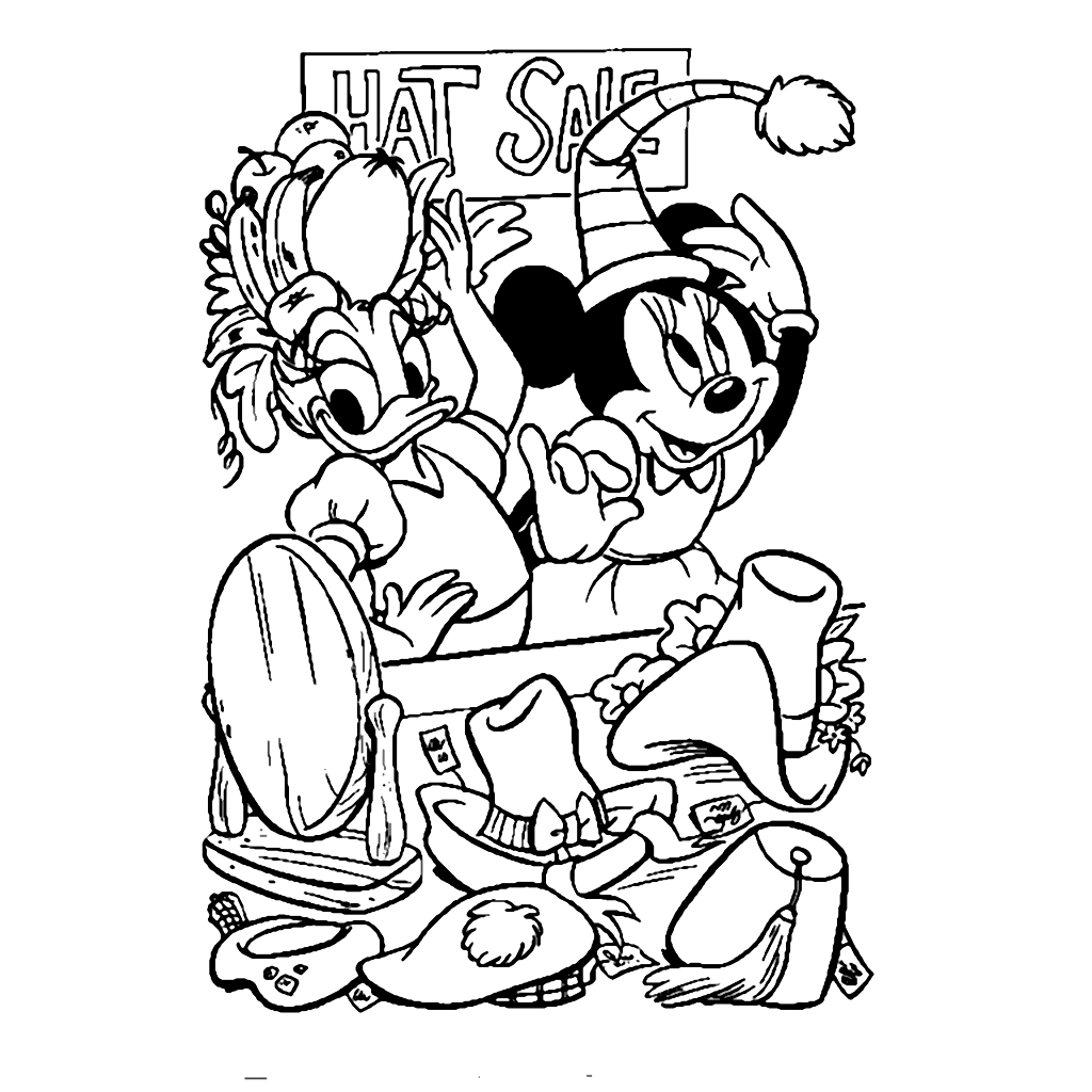 Jual Gambar Sketsa Mewarnai / Mickey Mouse / Part 2 / Gambar Sketsa ...