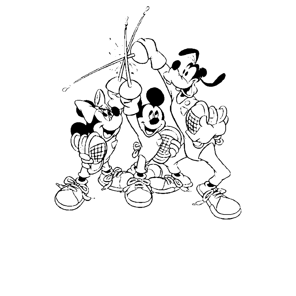 Jual Gambar Sketsa Mewarnai / Mickey Mouse / Part 4 / Gambar Sketsa ...