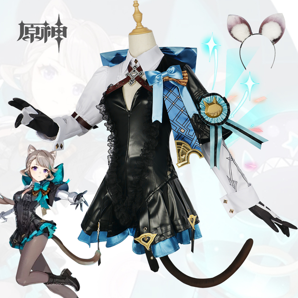 Jual WAIFUKU - PO Lynette Genshin Impact Kostum Cosplay Only Costume ...