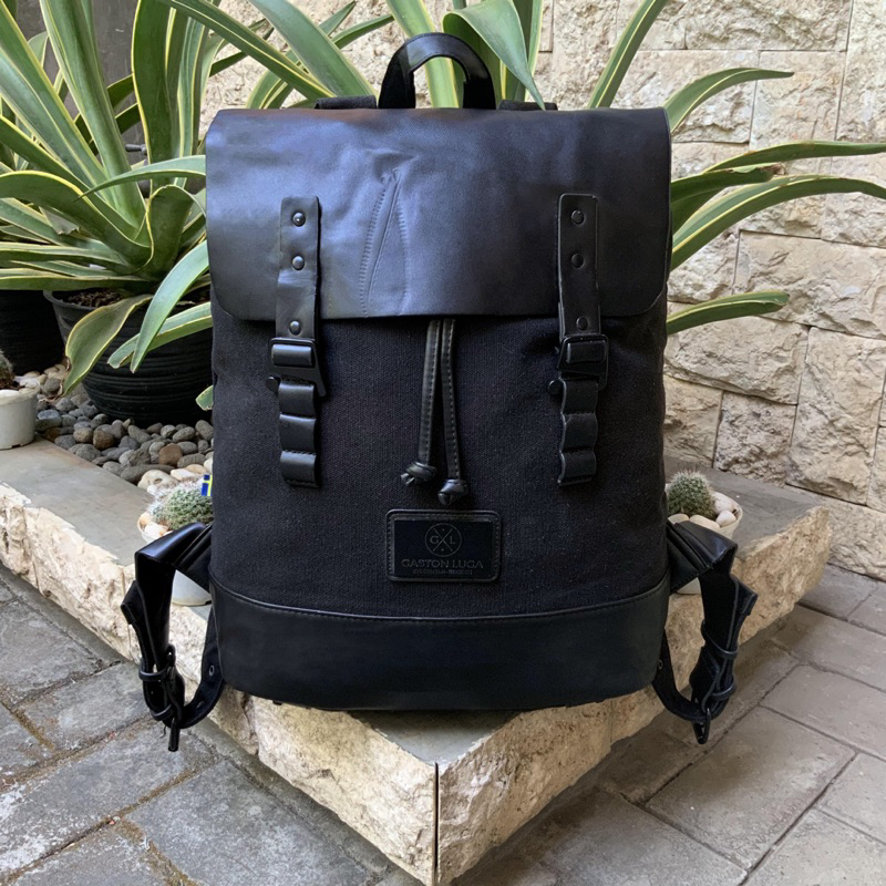 Jual GASTON LUGA PRAPER BACKPACK BLACK | Shopee Indonesia