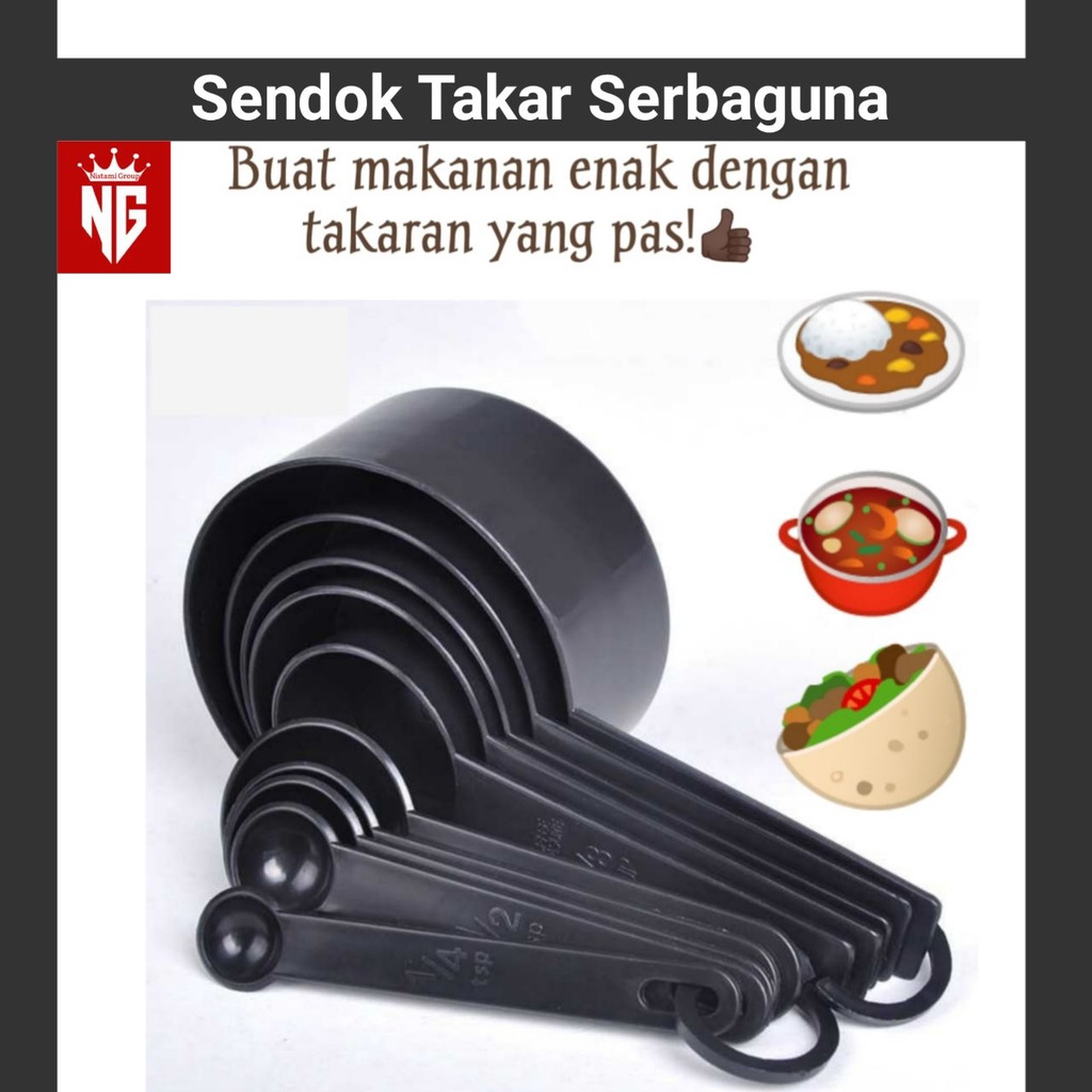 Jual 10pcs Sendok Takar Plastik Ukur Takaran ML Measuring Spoon Cup ...