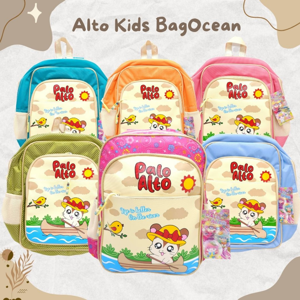 Jual TAS ANAK TK SD HAMTARO PALO ALTO 15 INCHI 3 RUANG MURAH / RANSEL ...
