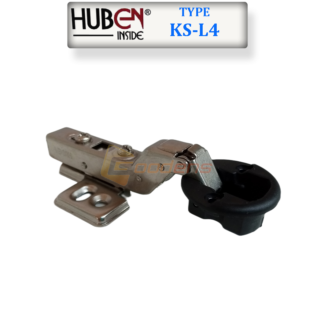 Jual Huben KS-L4 Engsel Sendok Kaca Slow Motion Engsel Pintu lemari ...