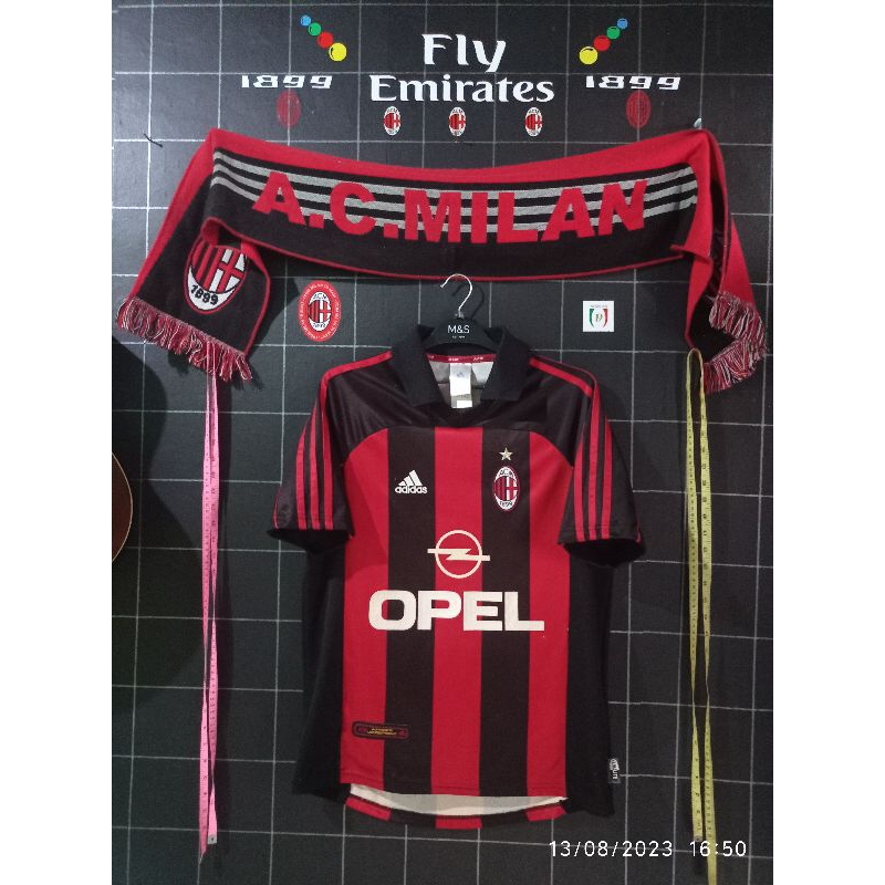 Jual Ac Milan 2000/02 AAA Size M Inzaghi #9 | Shopee Indonesia