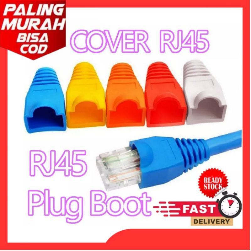 Jual Plug Booth Cover RJ 45 Pelindung Kepala Kabel LAN Internet ...