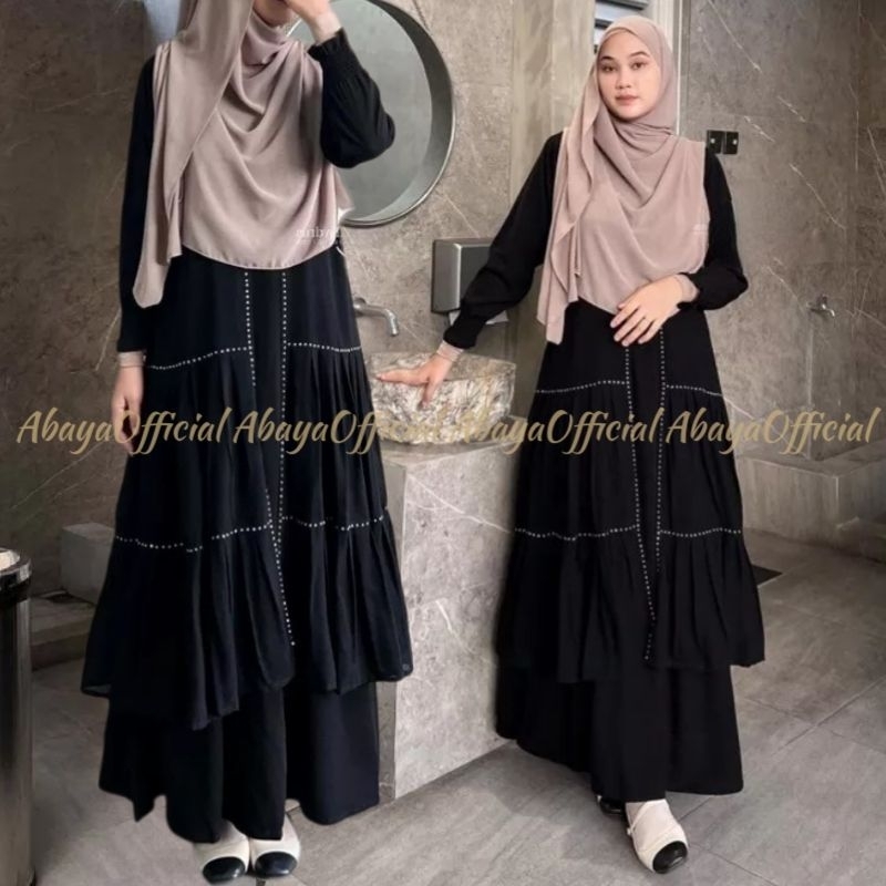 Jual Basic Abaya Hitam Polos Remaja Masa Kini Bahan Nyaman | Shopee ...