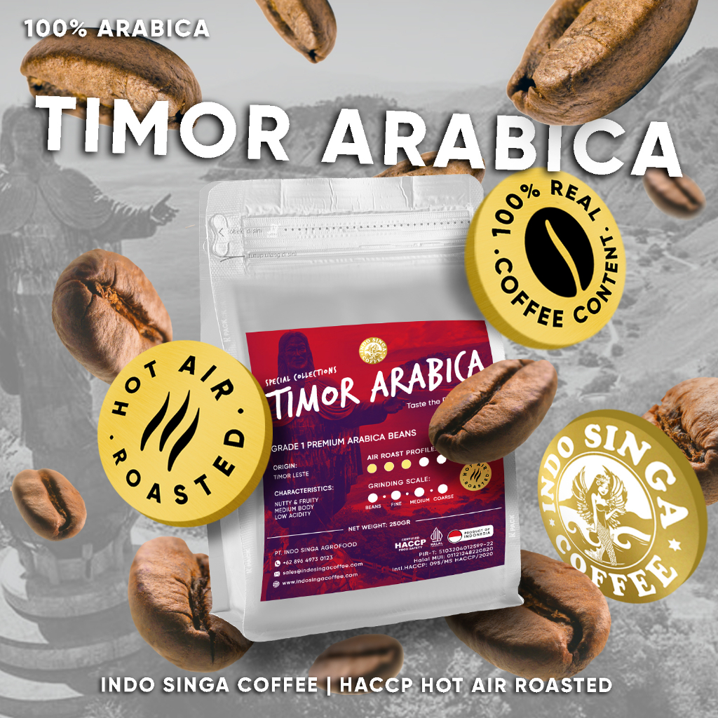 Jual Kopi Indo Singa Arabica TIMOR LESTE Coffee | Arabika Grade 1 G1 ...