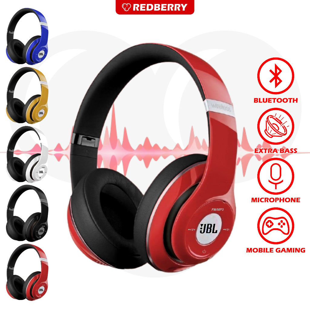 Jual Headphone Bluetooth TM-010S headset bando wireless POWER BASS ...