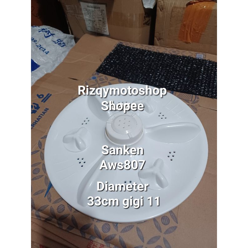 Jual PULSATOR MESIN CUCI SANKEN AWS-807 DIAMETER 33CM GIGI 11 BARANG ...