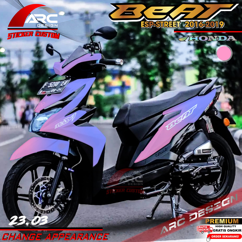 Jual TERBARU Decal Sticker Honda Beat Esp Street 2016 2017 2018 2019 ...