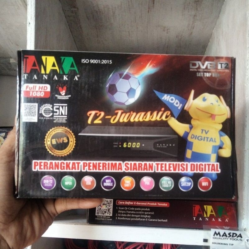 Jual Set Top box Tanaka Jurassic terbaru body besi STB TANAKA | Shopee ...