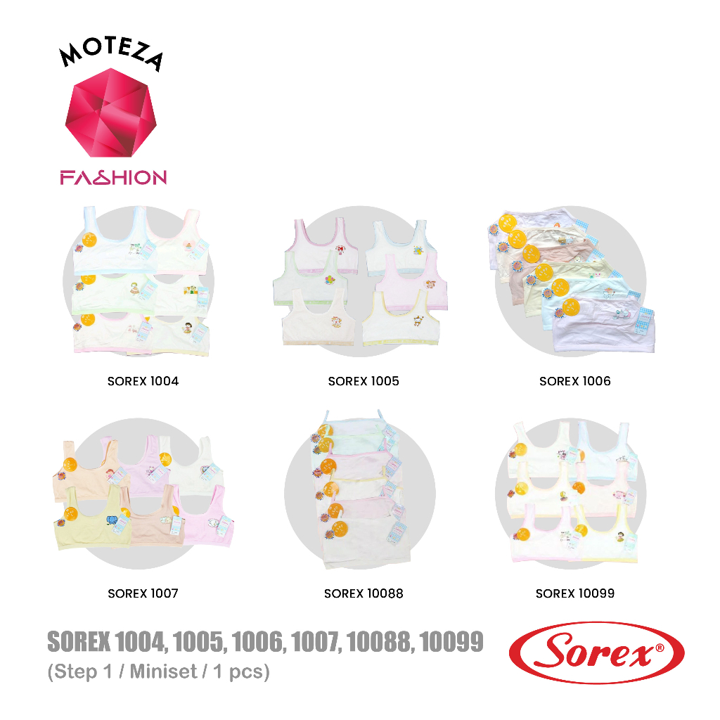 Jual Sorex Young 1004 1005 1006 1007 10088 10099 - Miniset Pakaian ...