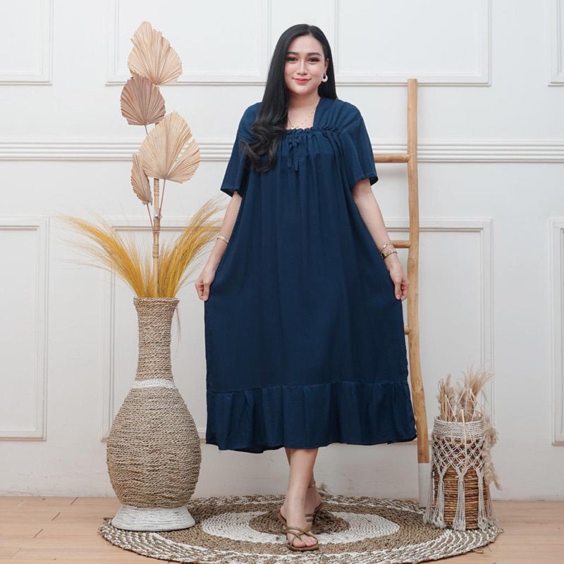 Jual DASTER JUMBO LD 130 HOMEDRESS FUJI LENGAN PENDEK BAHAN RAYON ...
