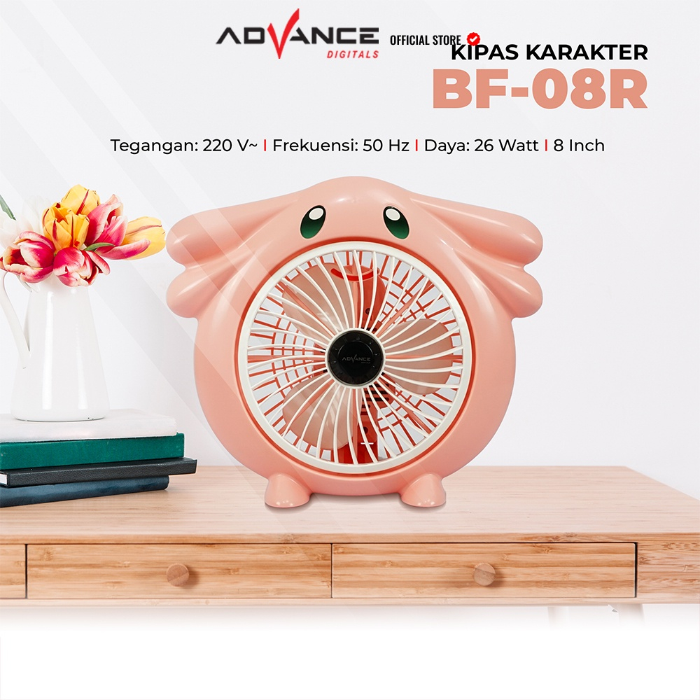 Jual Advance Kipas Angin Karakter Lucu Advance BF-08 Garansi 1 Tahun | Shopee Indonesia