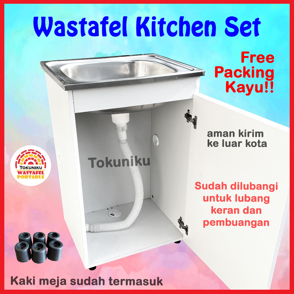 Jual Wastafel Cuci Piring Kitchen Set Kitchen Sink Wastafel Dapur ...