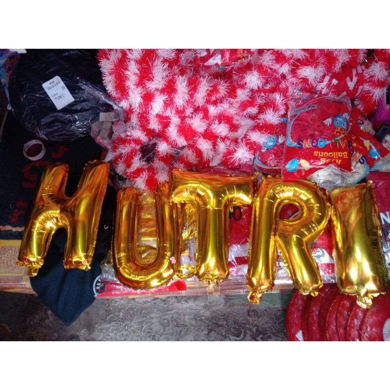 Jual BALON HURUF HUT RI 78 SEPAKET | Shopee Indonesia