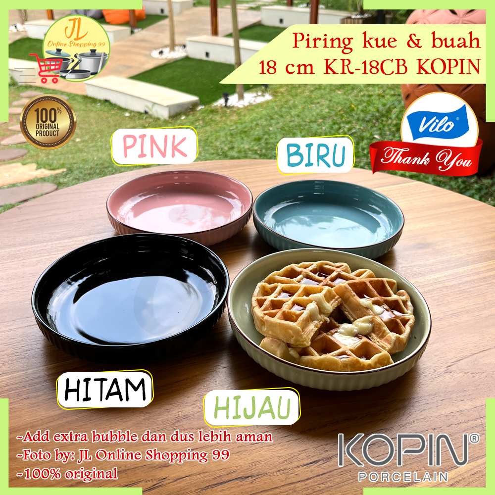 Jual wadah saji piring salad ramekin 7inch KR-18CB KOPIN / Embossed ...
