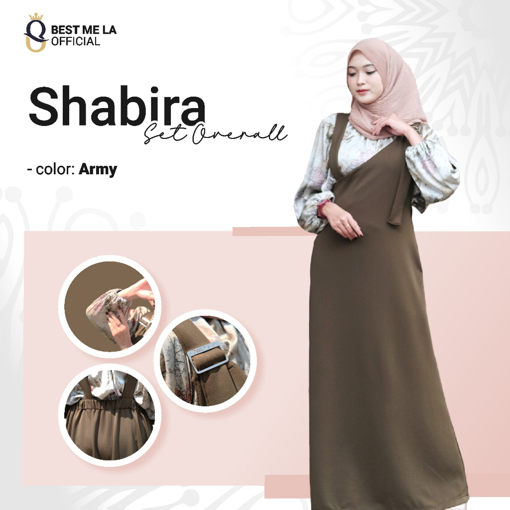 Jual Shabira Series Set OVERALL 2 in 1 Bahan Premium | Shopee Indonesia