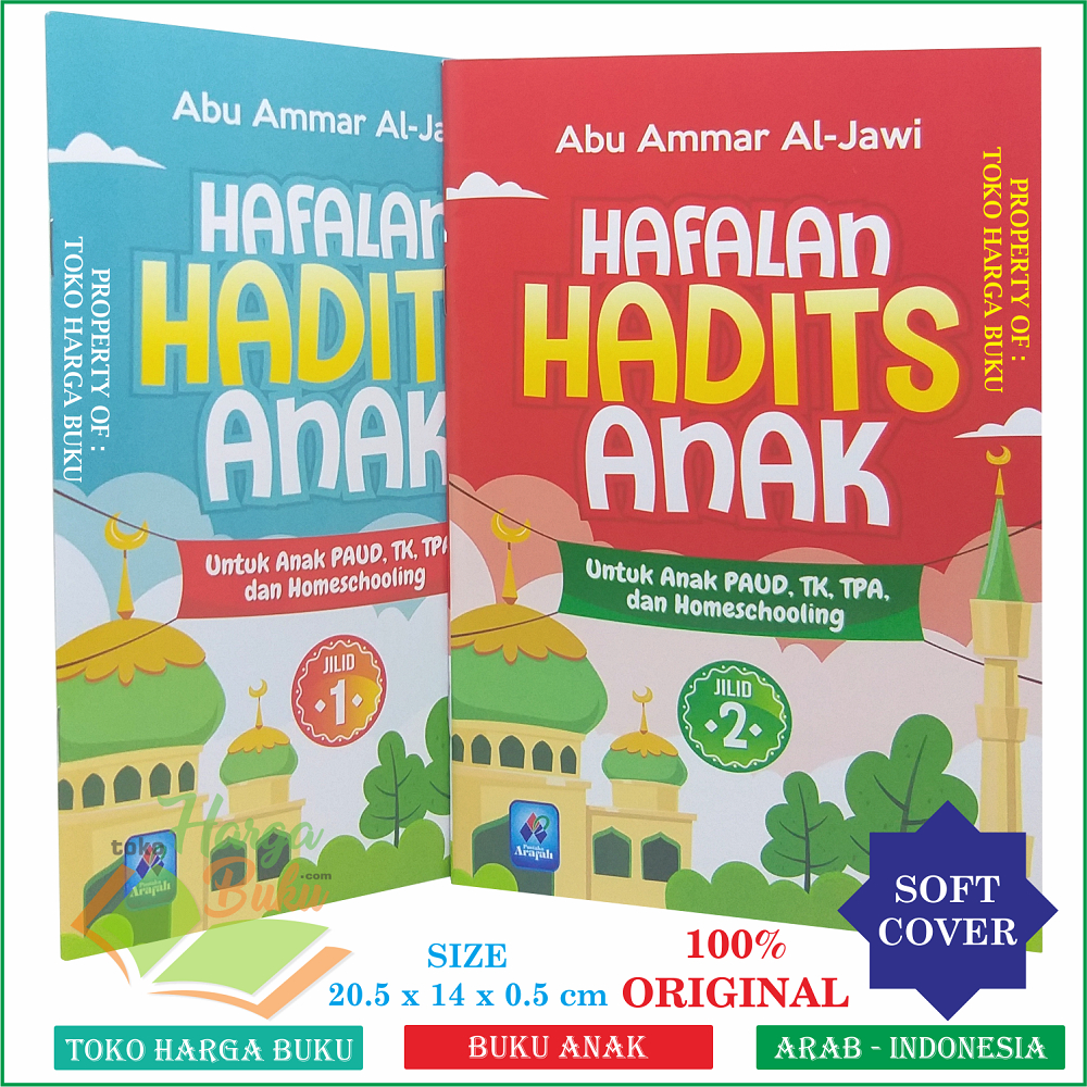 Jual Hafalan Hadits Anak Jilid 1 dan 2 Untuk Anak PAUD TK TPA Dan ...