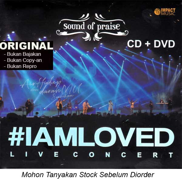 Jual CD dan DVD Original I AM LOVED LIVE CONCERT by SOUND OF PRAISE ...