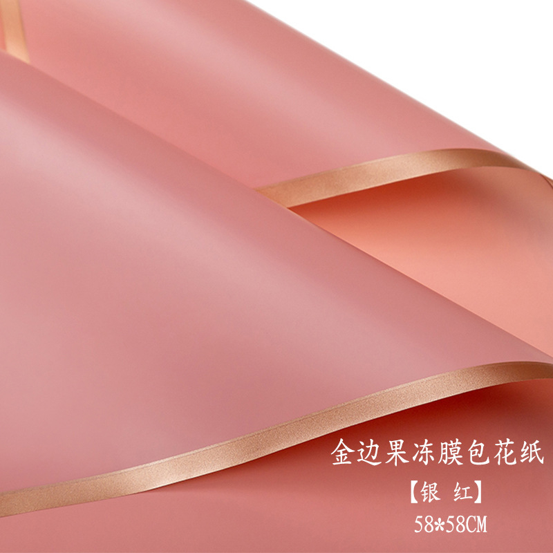 Jual Kertas Buket Bunga List Gold Line Emas Flower Wrapping Paper ...