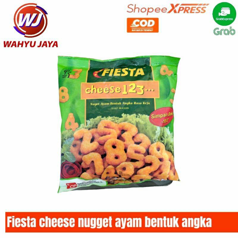 Jual Fiesta cheese nugget ayam bentuk angka | Shopee Indonesia