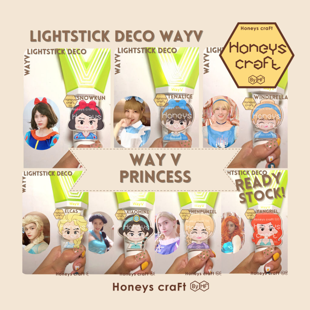Jual Honeys Craft - Ready Stock Aksesoris Lightstick WayV Princess ...